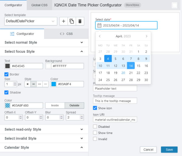 IQNOX Widget Pack for ThingWorx | IQNOX